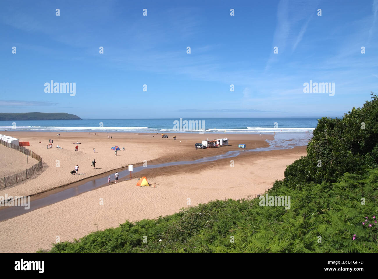 Woolacombe beach devon hi-res stock photography and images - Alamy