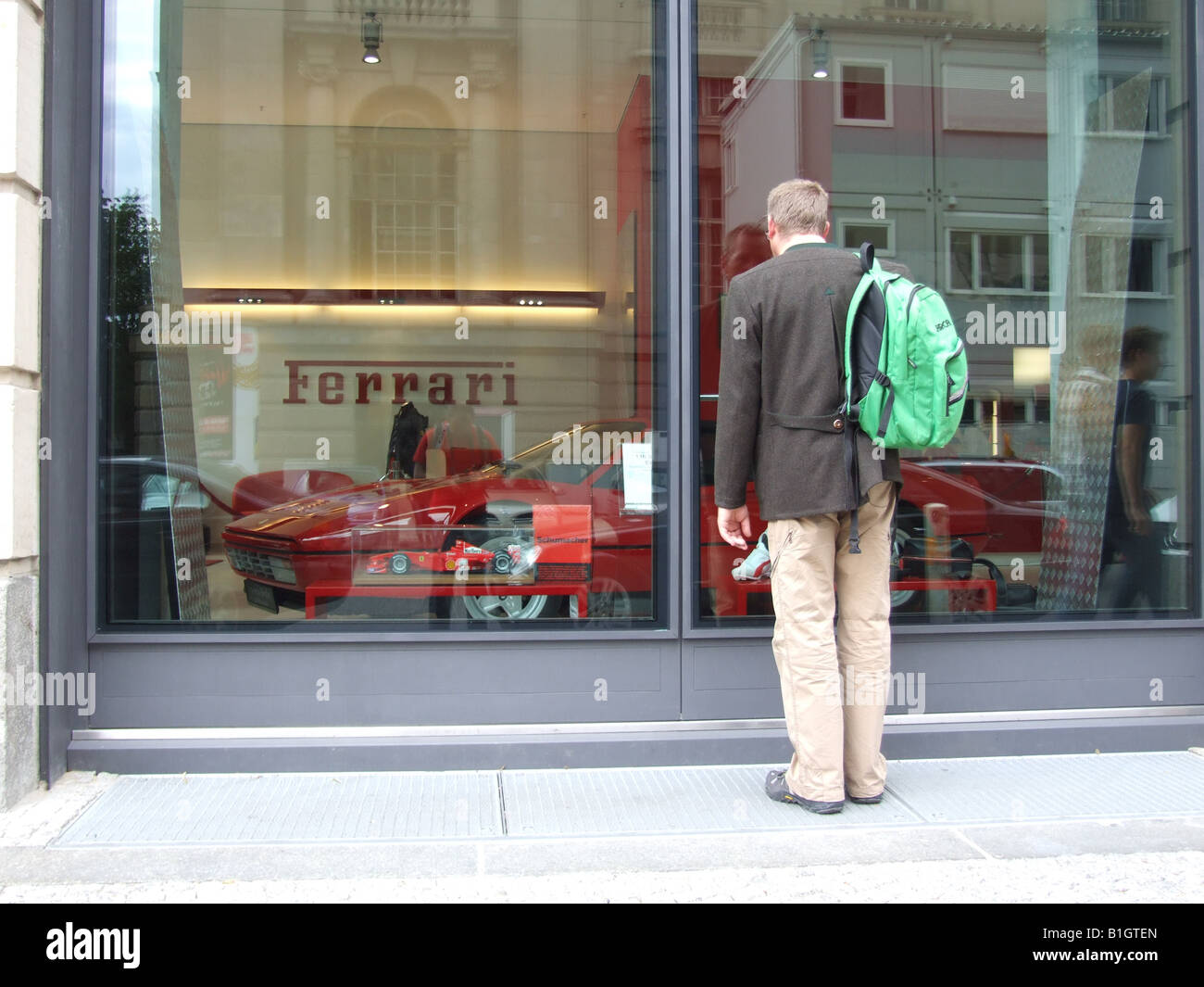 ferrari merchandise shop in berlin, germany Stock Photo - Alamy