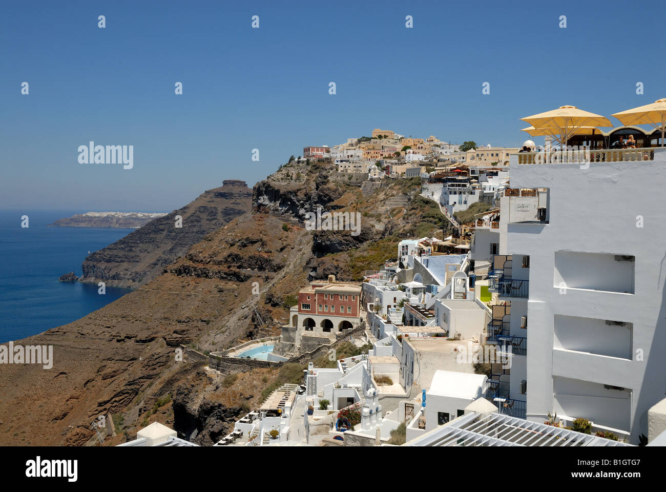Santorini caldera greece hi-res stock photography and images - Alamy
