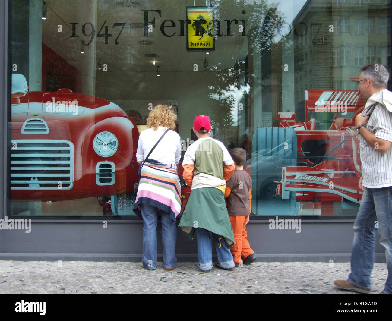 ferrari merchandise shop in berlin, germany Stock Photo - Alamy