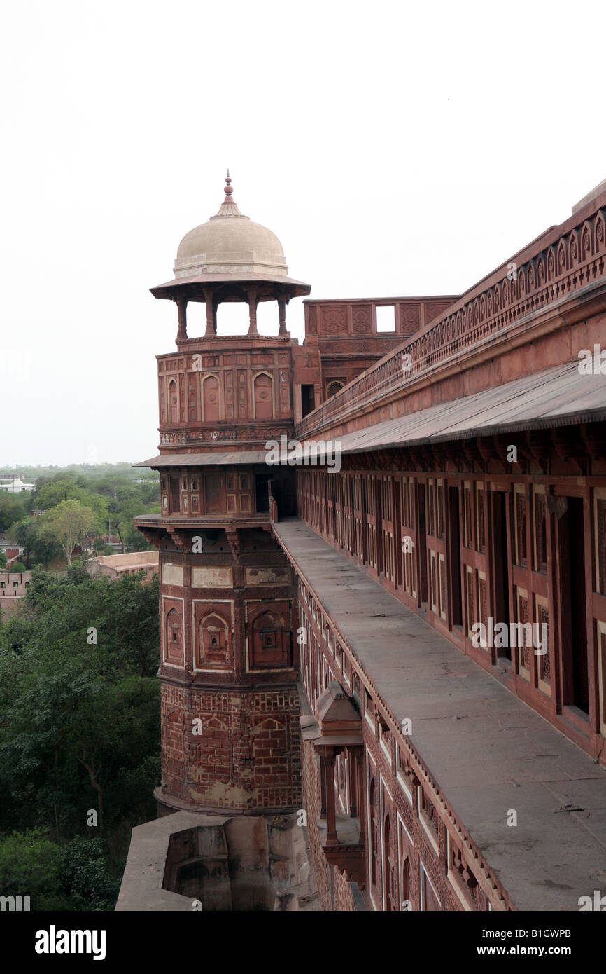 The palace inside the Red Fort Agra India AKA Lal Qila Fort Rouge and ...