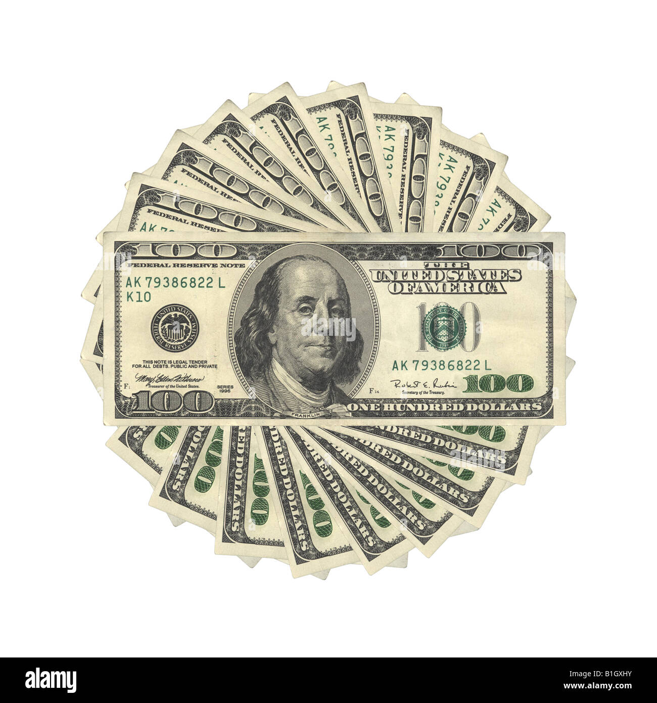 100 USA dollars banknotes Stock Photo - Alamy