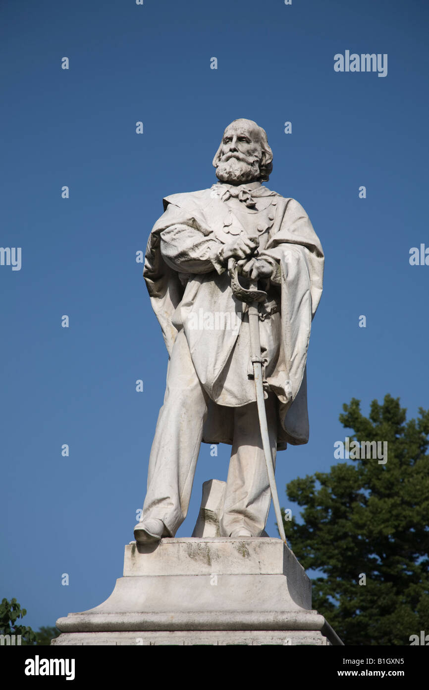 Statue of Giuseppe Garibaldi at Padova Stock Photo - Alamy