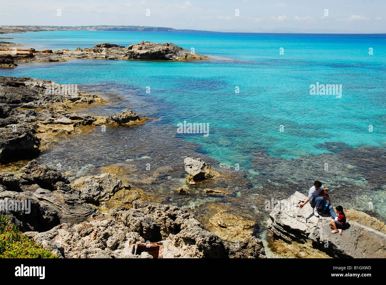 Es Calo FORMENTERA Balearic Islands SPAIN Stock Photo - Alamy