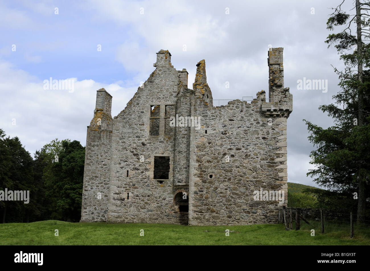Glen Buchat Castle Strathdon Aberdeenshire Grampian Region Stock Photo ...