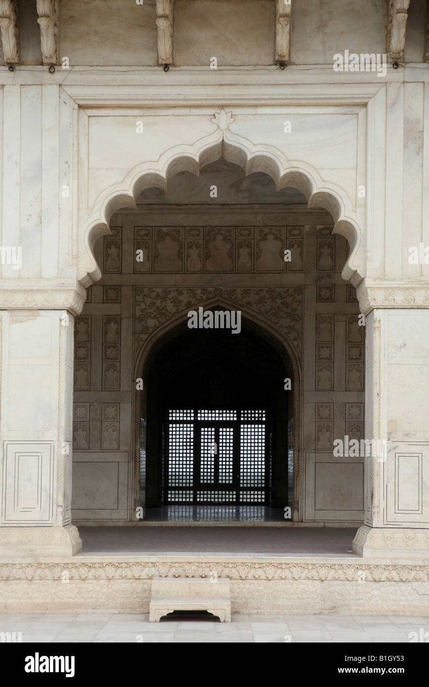 The palace inside the Red Fort Agra India AKA Lal Qila Fort Rouge and ...