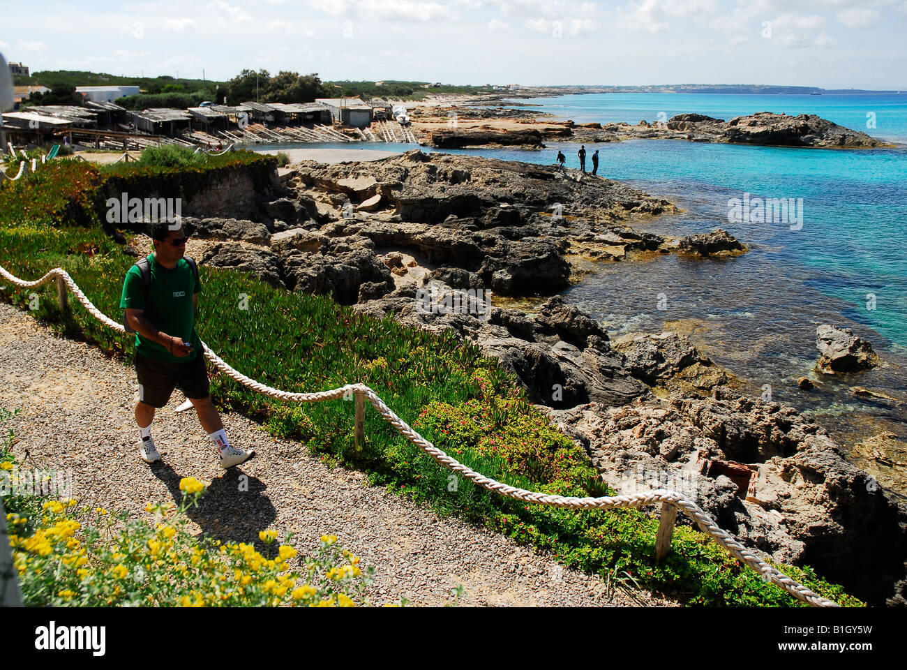 Es Calo FORMENTERA Balearic Islands SPAIN Stock Photo - Alamy