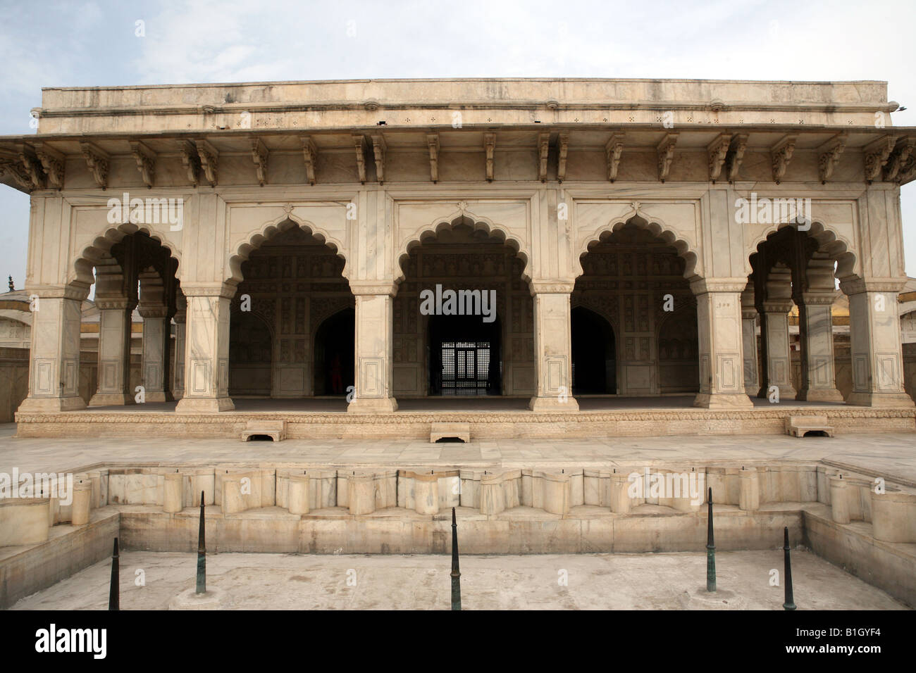 The palace inside the Red Fort Agra India AKA Lal Qila Fort Rouge and ...