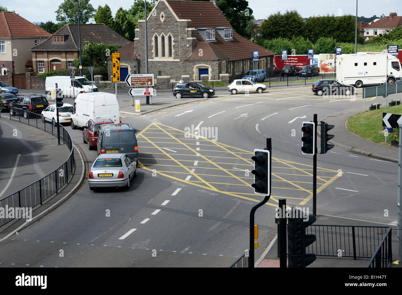Filton roundabout Bristol A38 Stock Photo - Alamy