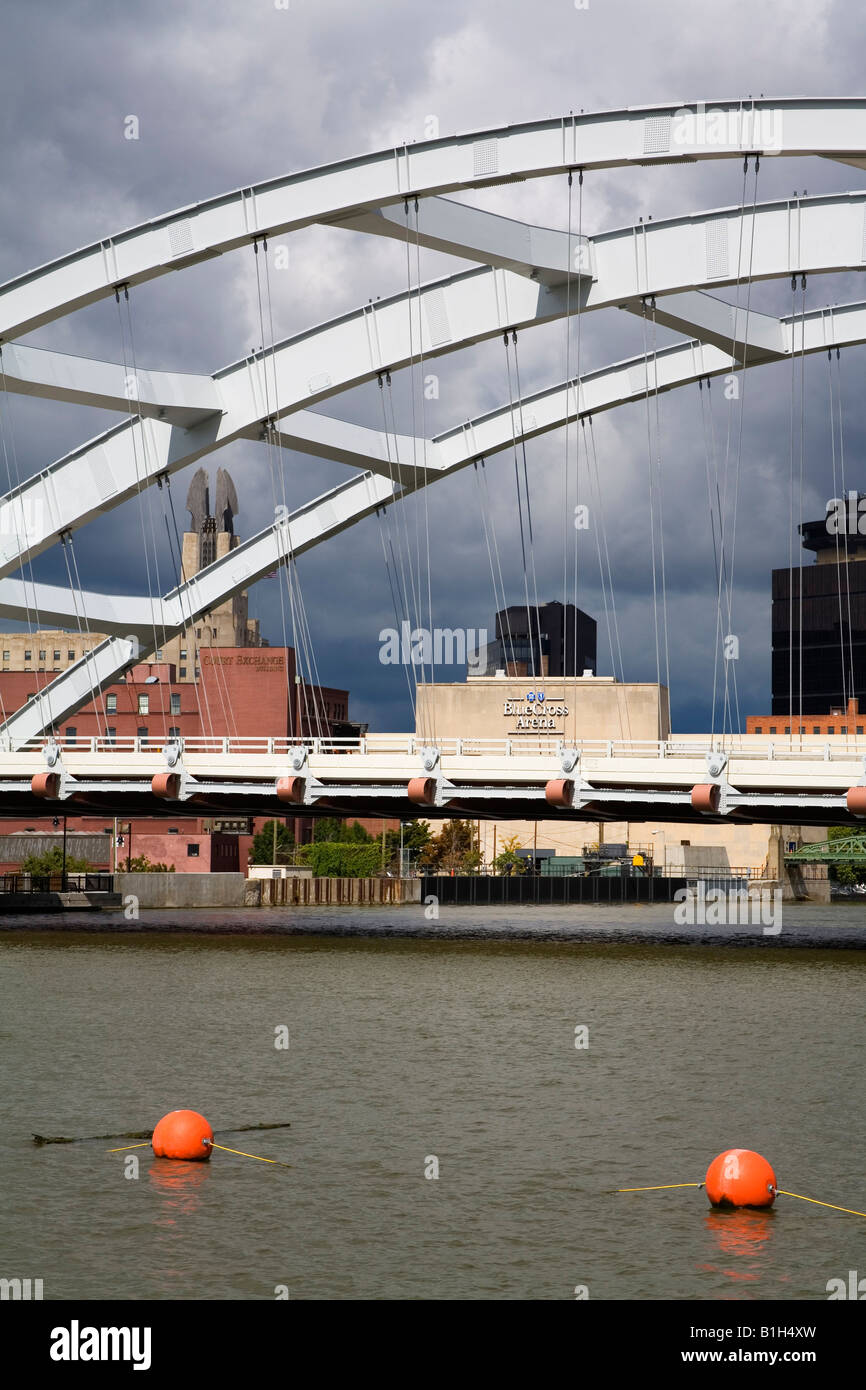 Bridge across a river, Frederick Douglass-Susan B. Anthony Memorial ...