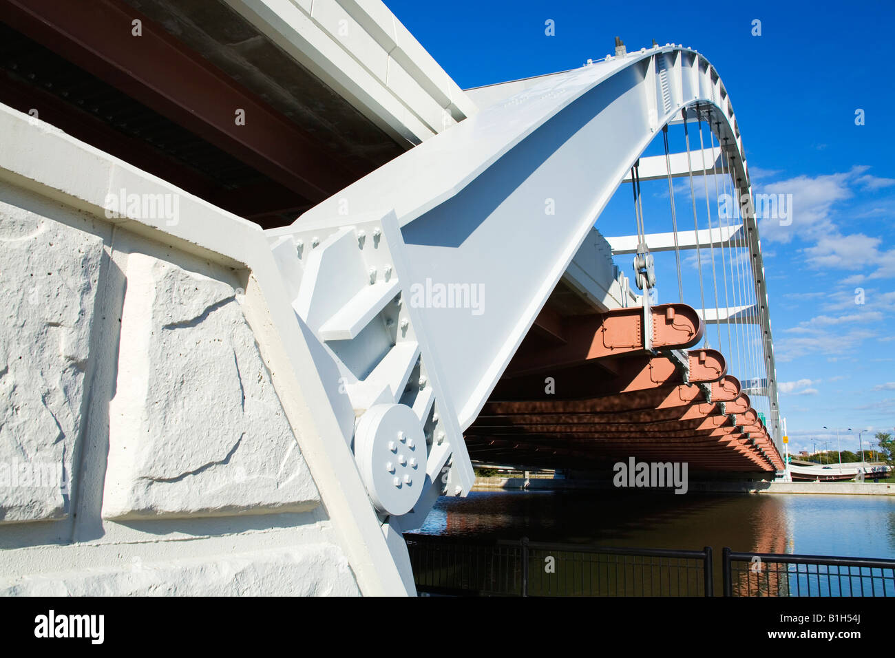 Bridge across a river, Frederick Douglass-Susan B. Anthony Memorial ...