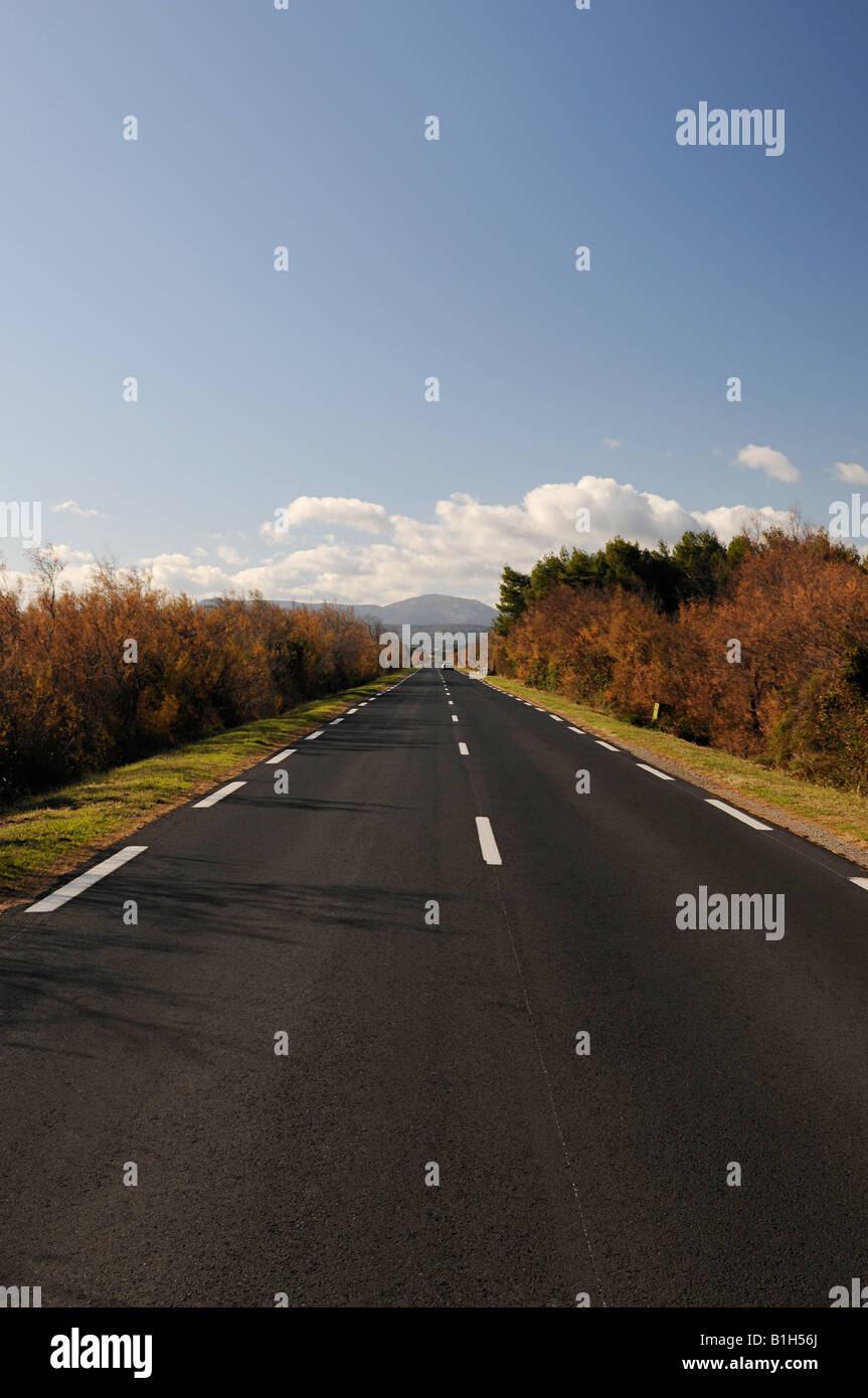 Road in france Stock Photo - Alamy