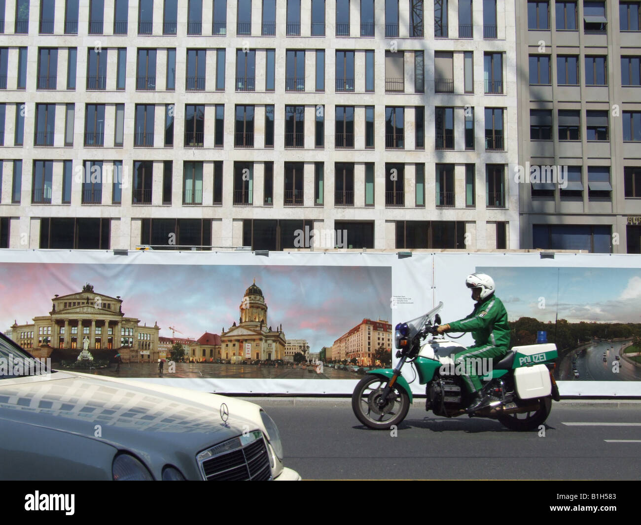 police motorbike in berlin germany Stock Photo - Alamy