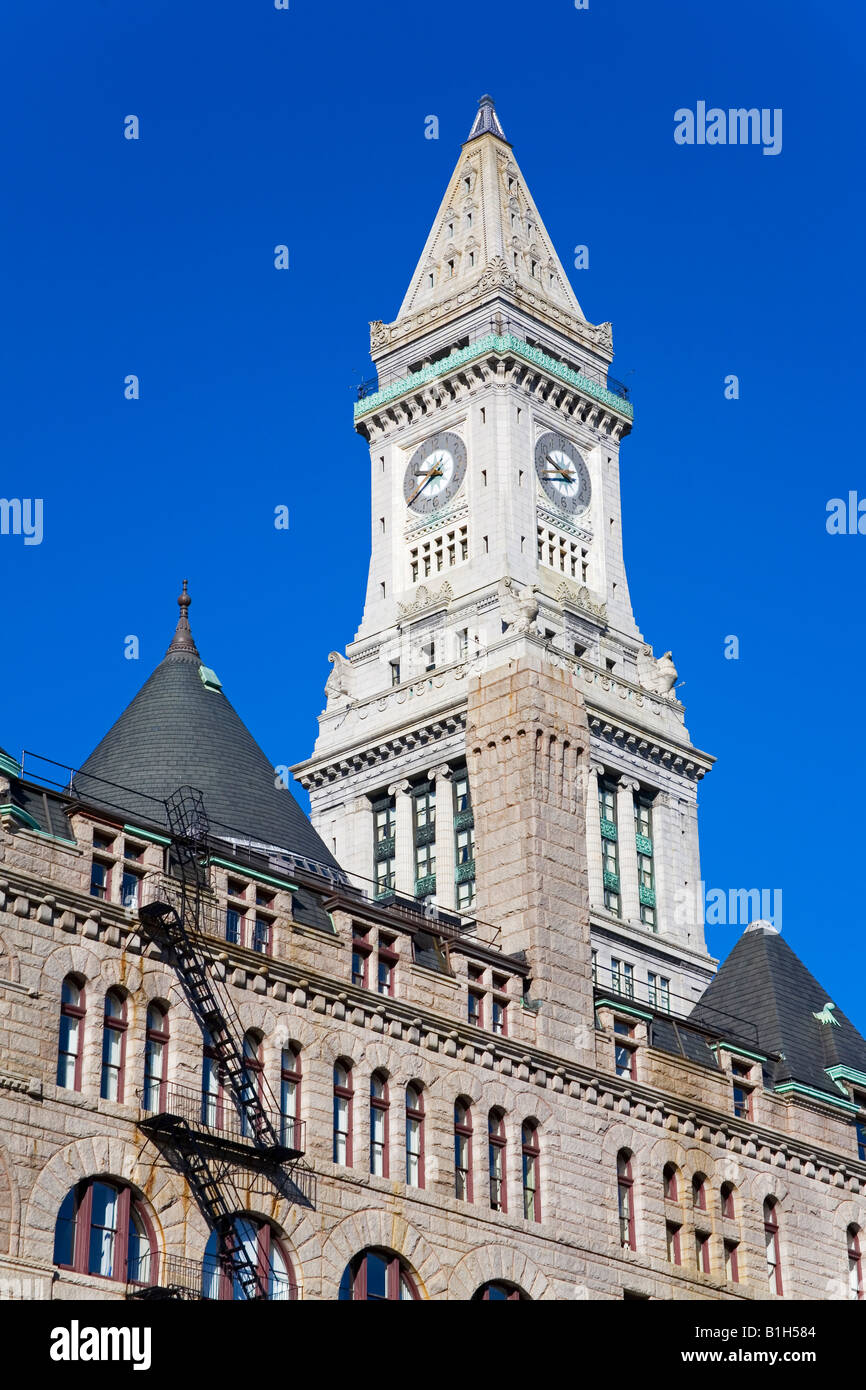 Custom House Tower, Boston, Massachusetts, USA Stock Photo - Alamy