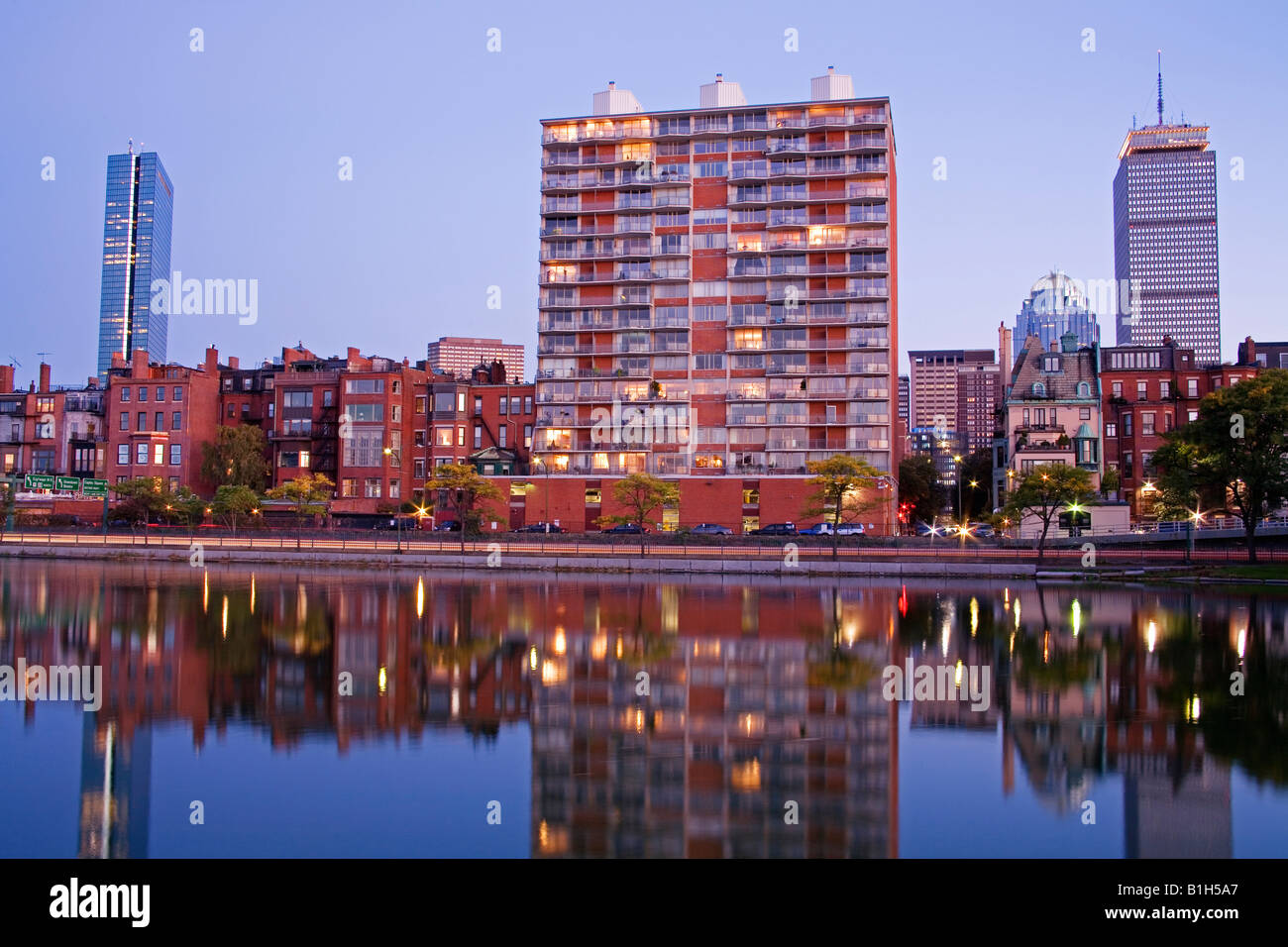 Downtown and back bay towers hi-res stock photography and images - Alamy