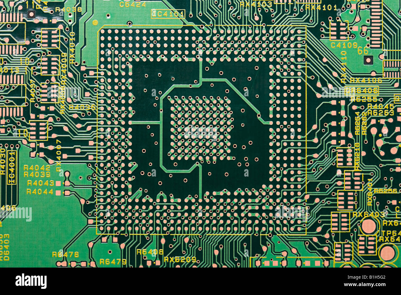 Close up of circuit board Stock Photo - Alamy