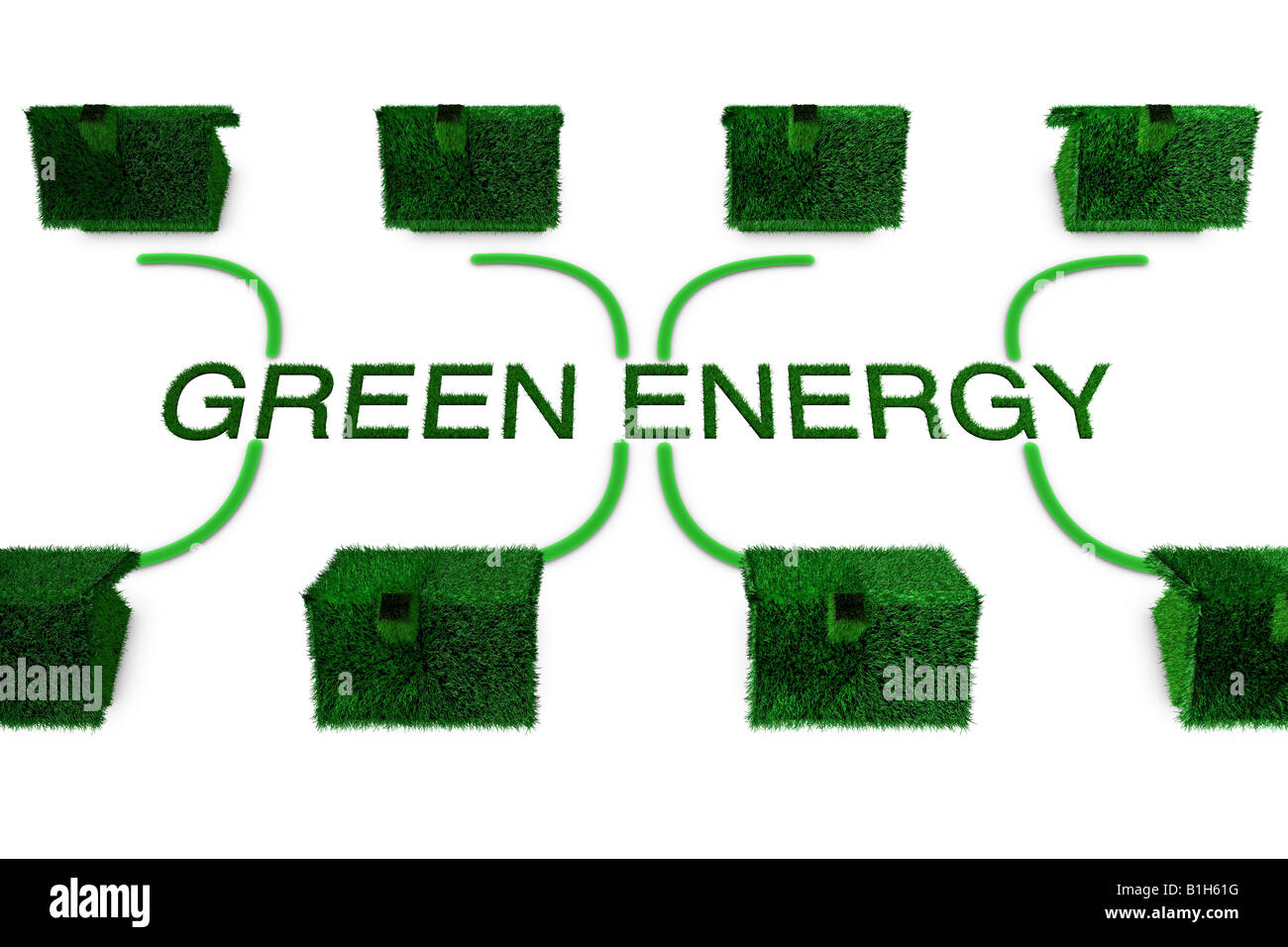 Row grass Cut Out Stock Images & Pictures - Alamy