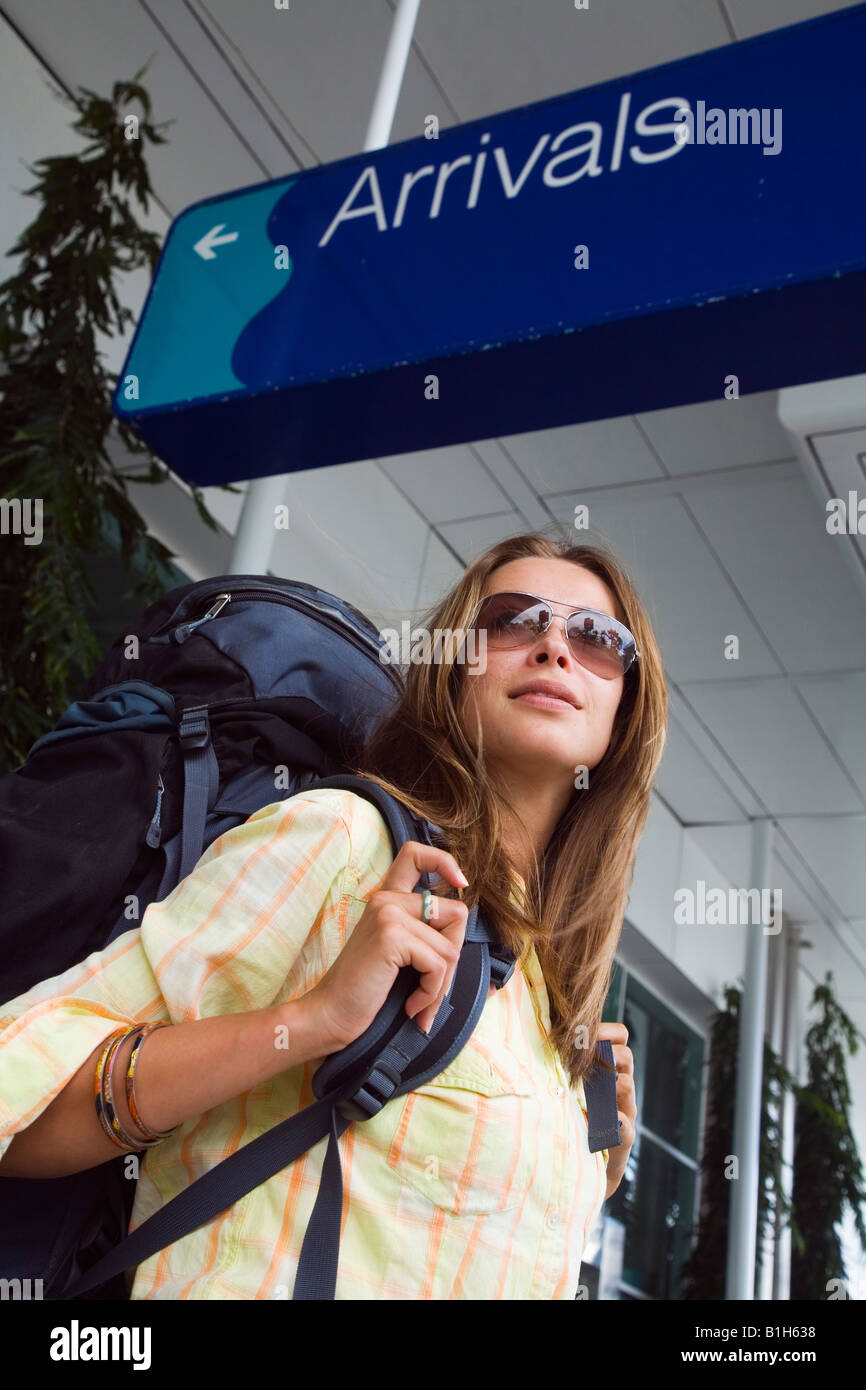 Backpacker - Cairns, Queensland, AUSTRALIA Stock Photo - Alamy