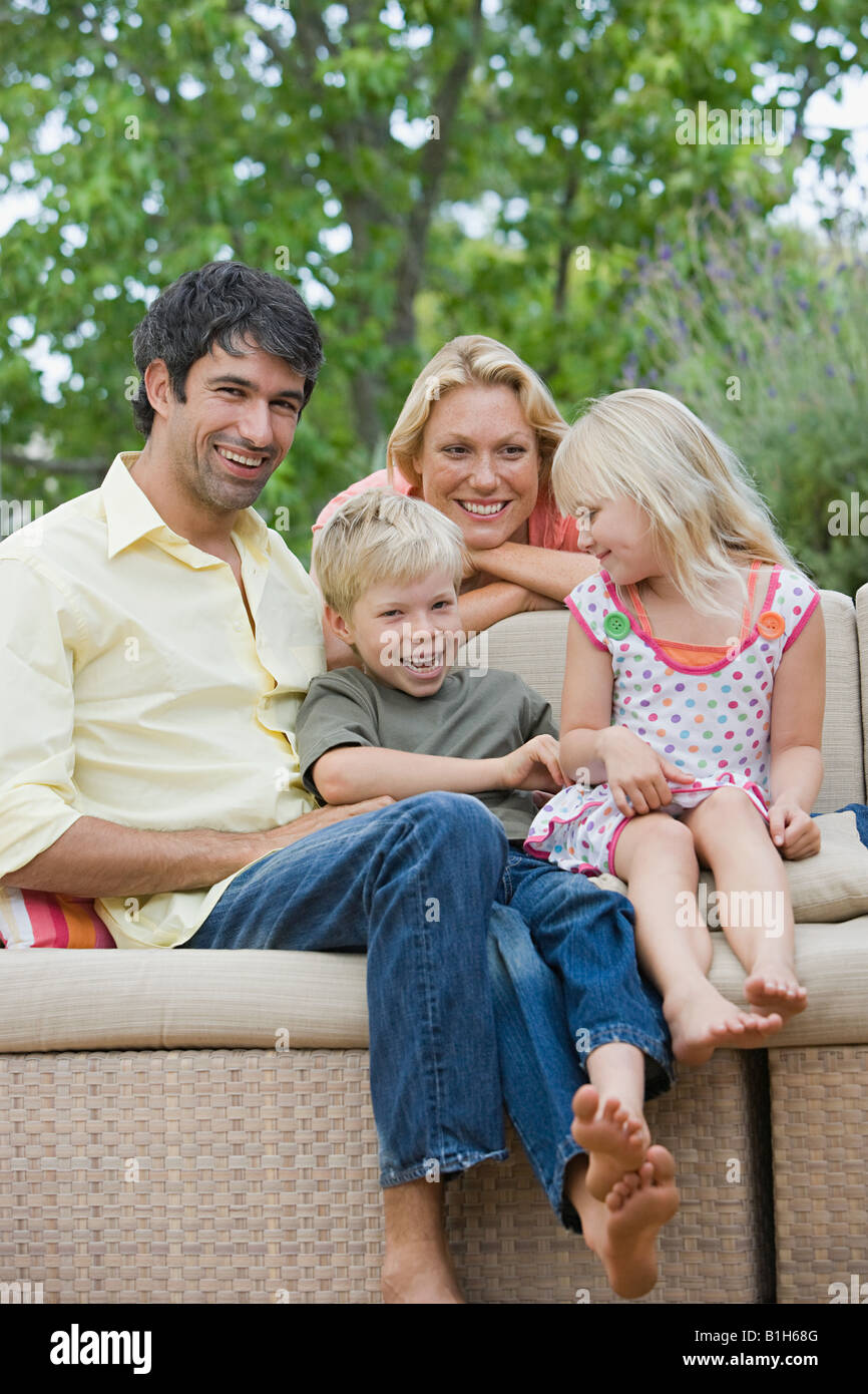 Portrait of a family Stock Photo - Alamy