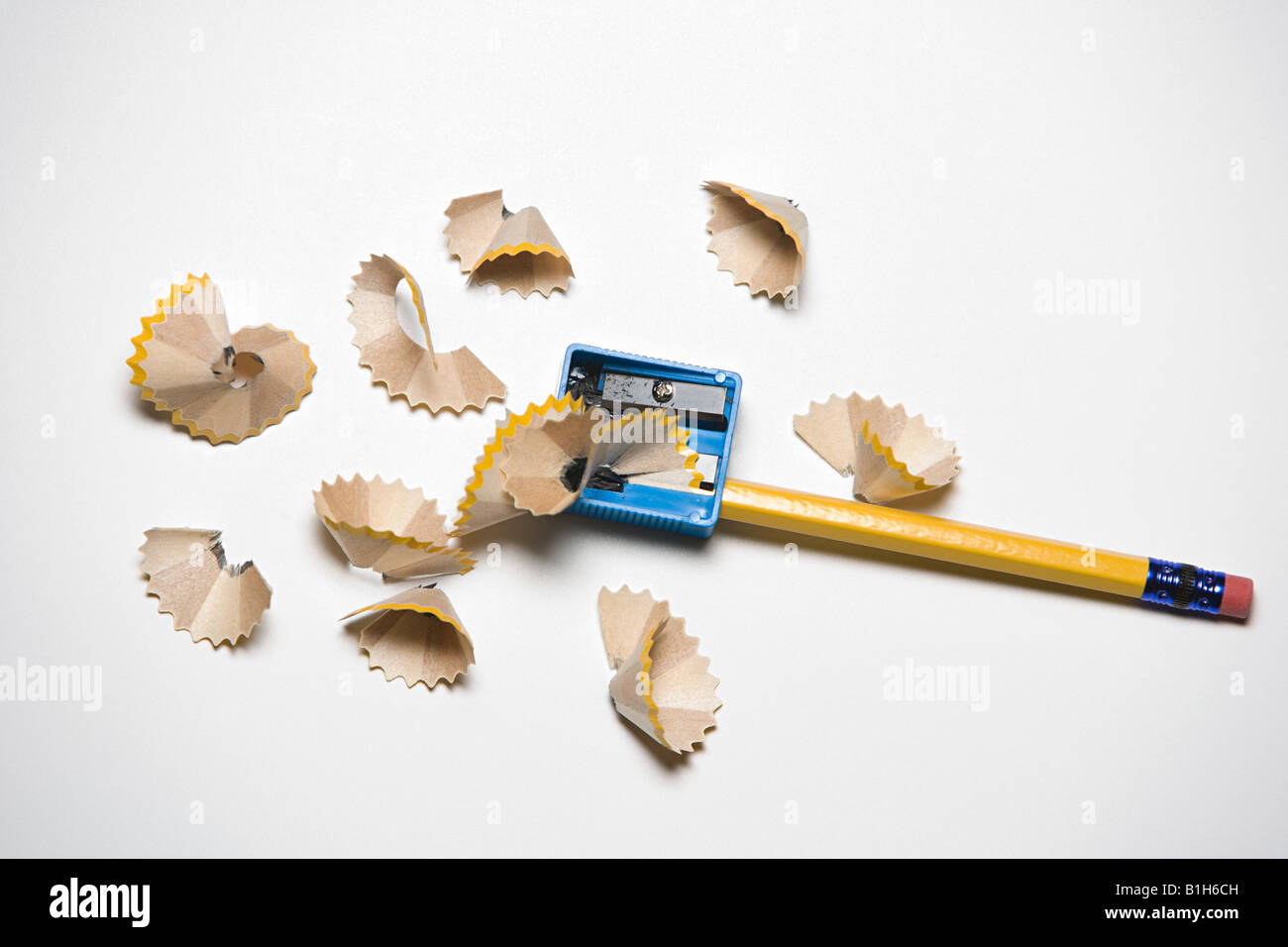A pencil and pencil sharpener Stock Photo - Alamy