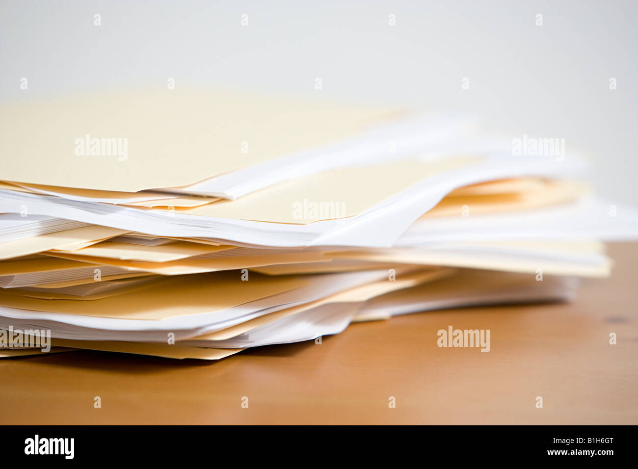 A stack of paperwork Stock Photo - Alamy