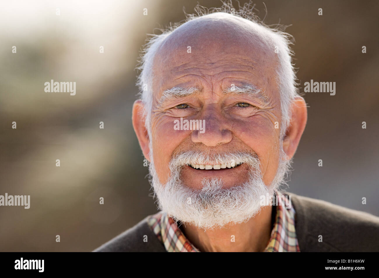 Smiling senior man Stock Photo - Alamy
