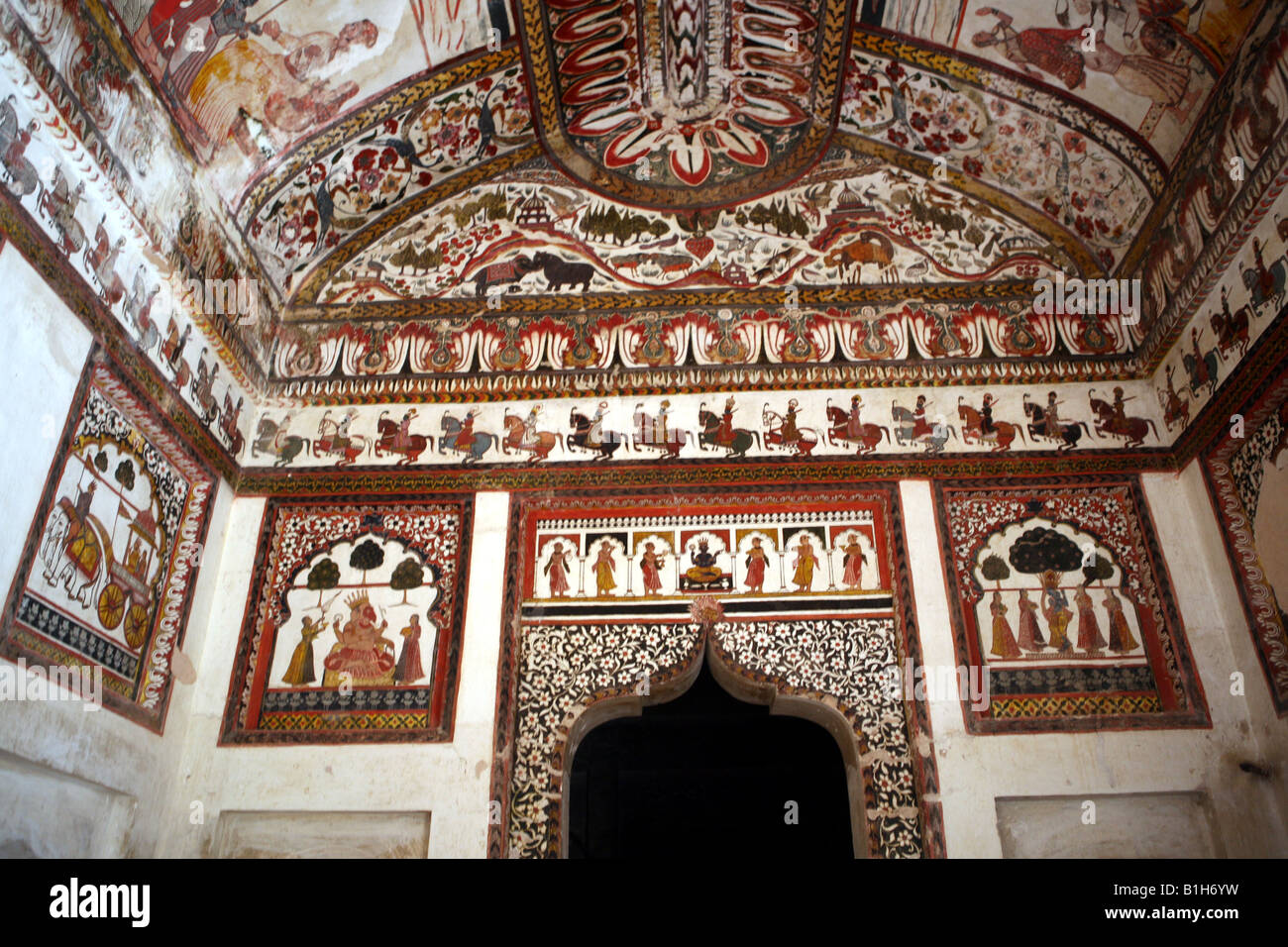 Interior decoration in raj mahal hi-res stock photography and images ...