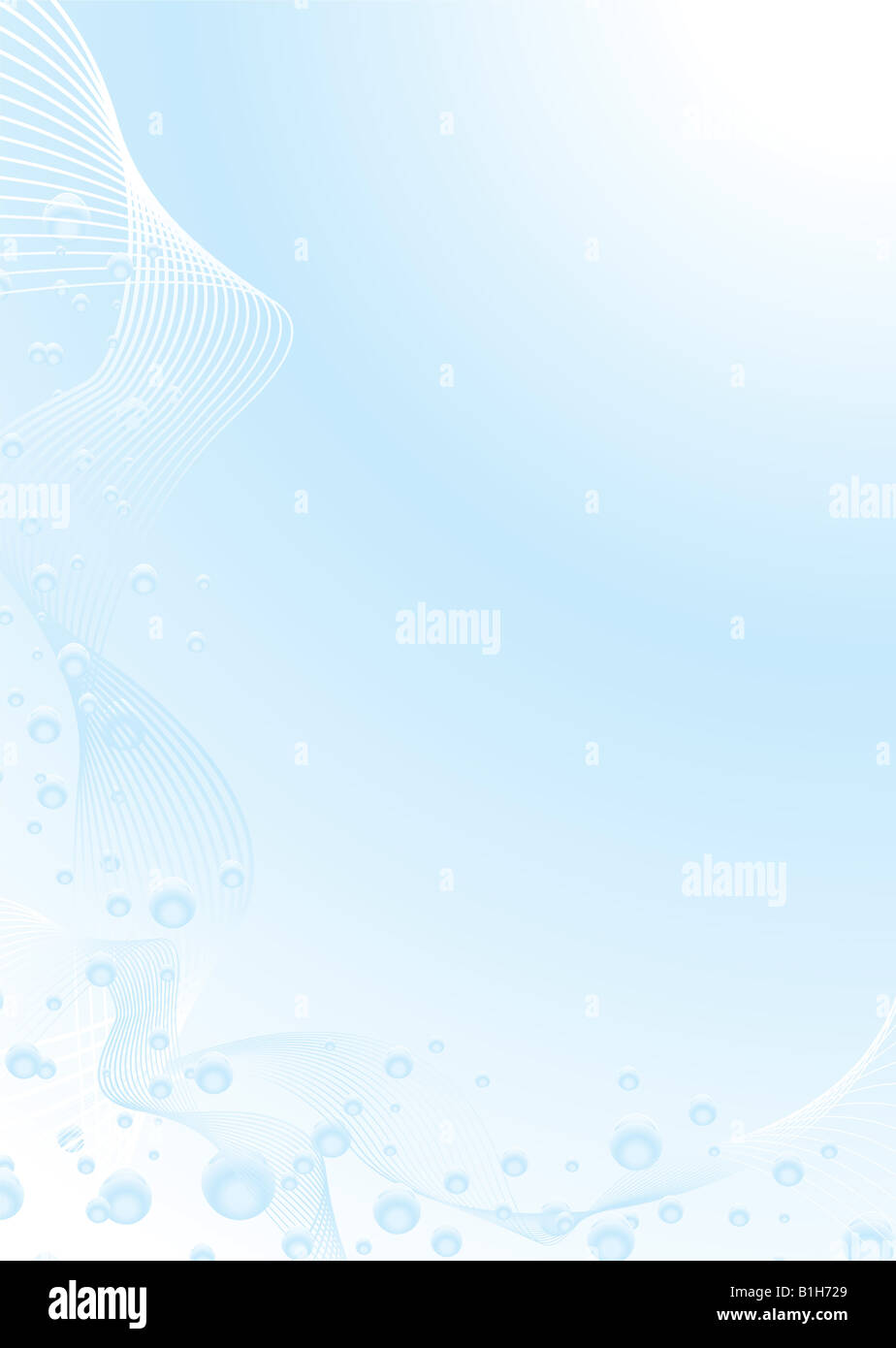 Abstract illustrated background in different shades of blue Stock Photo ...