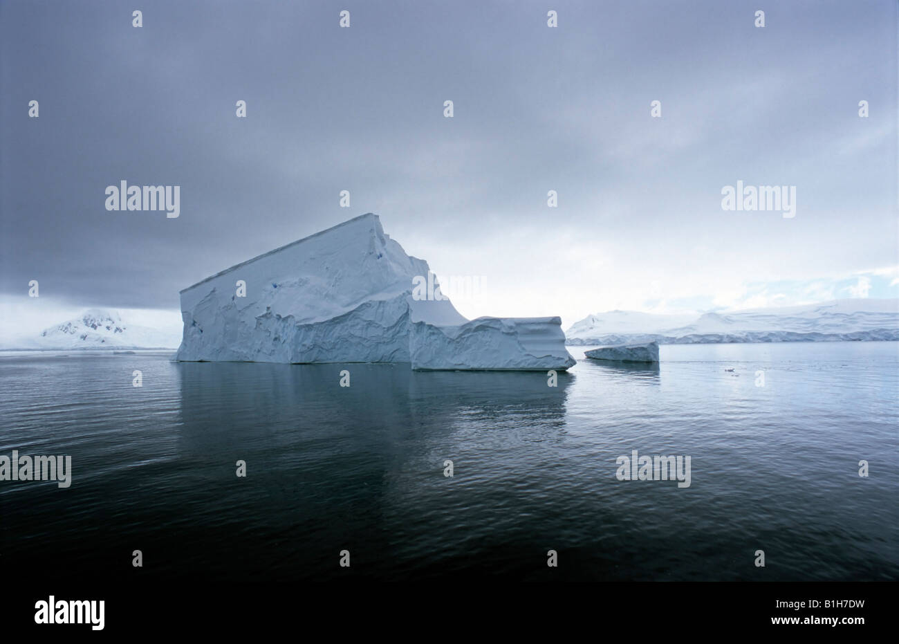 Icebergs floating in the sea, Antarctica Stock Photo - Alamy