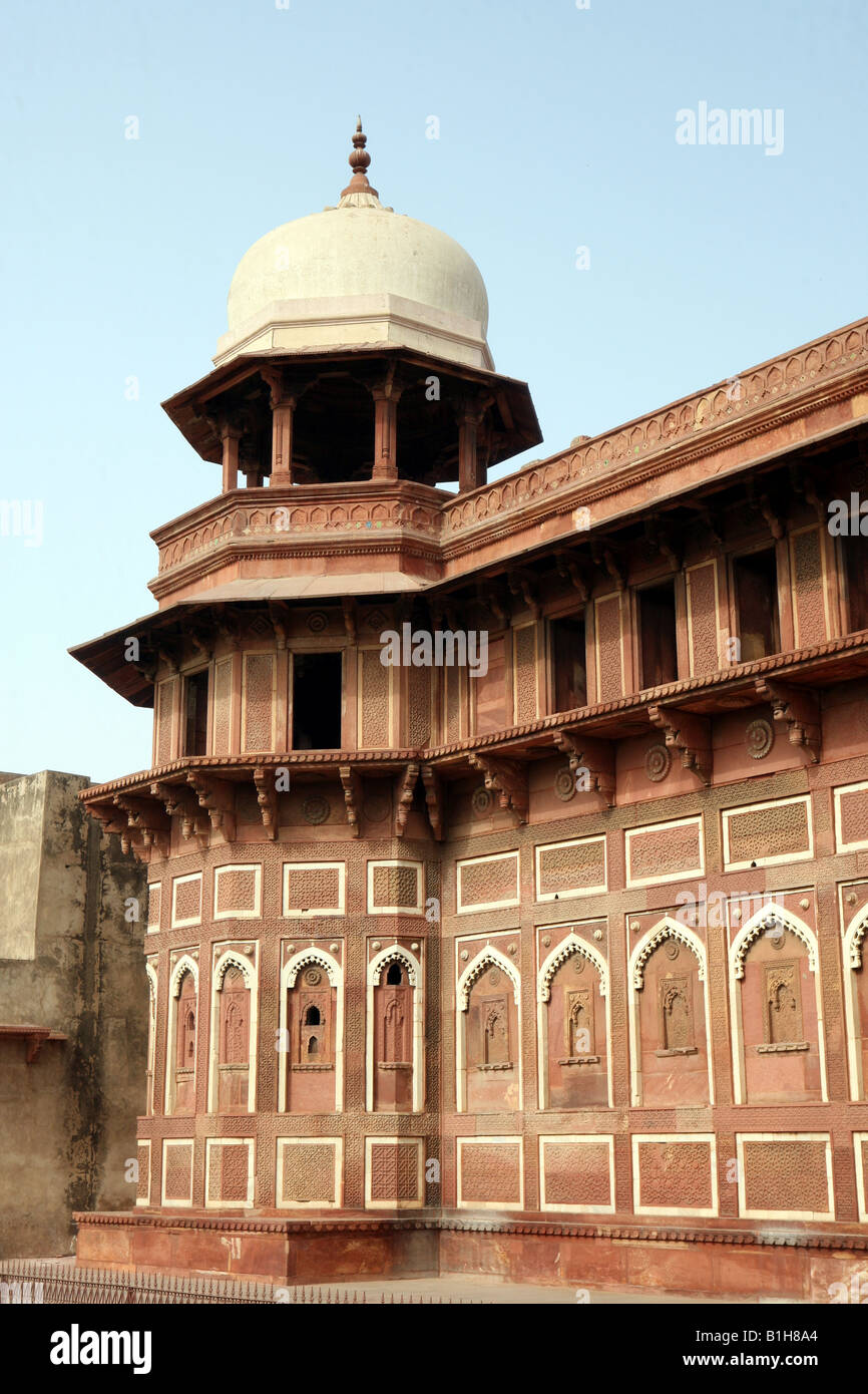 The palace inside the Red Fort Agra India AKA Lal Qila Fort Rouge and ...