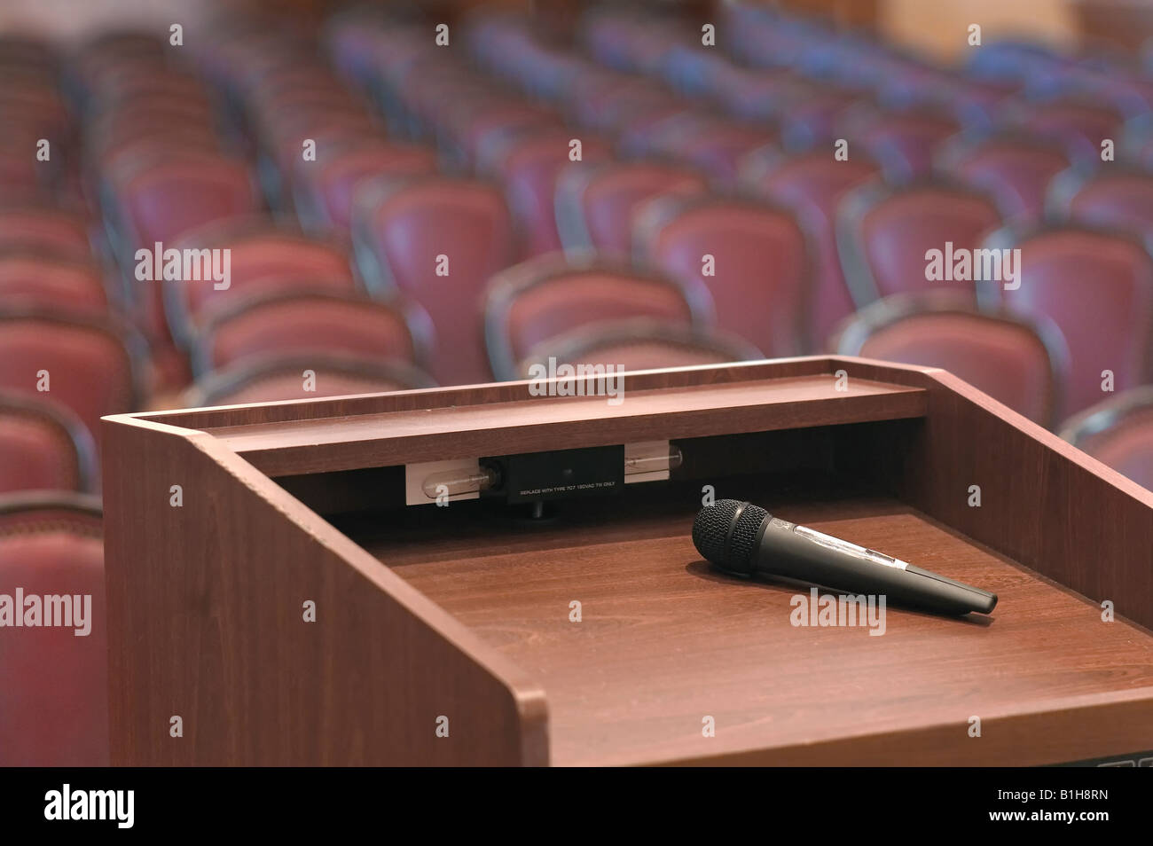 Rostrum microphone public speech hi-res stock photography and images ...