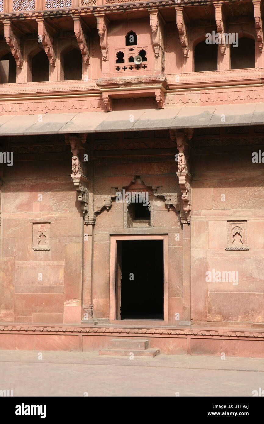 The palace inside the Red Fort Agra India AKA Lal Qila Fort Rouge and ...