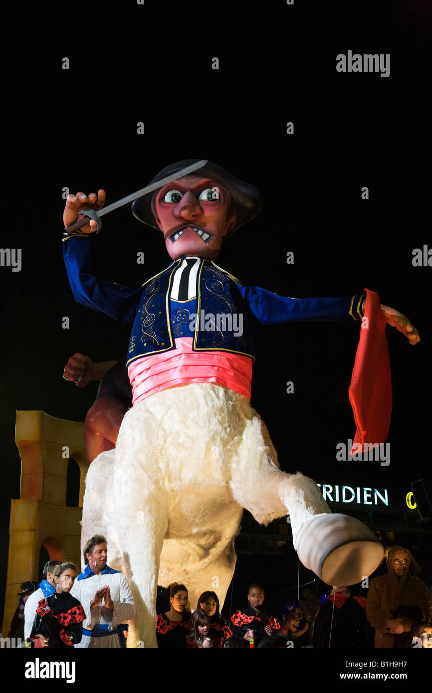 Minotauréador at the Nice Carnaval 2008 Stock Photo - Alamy