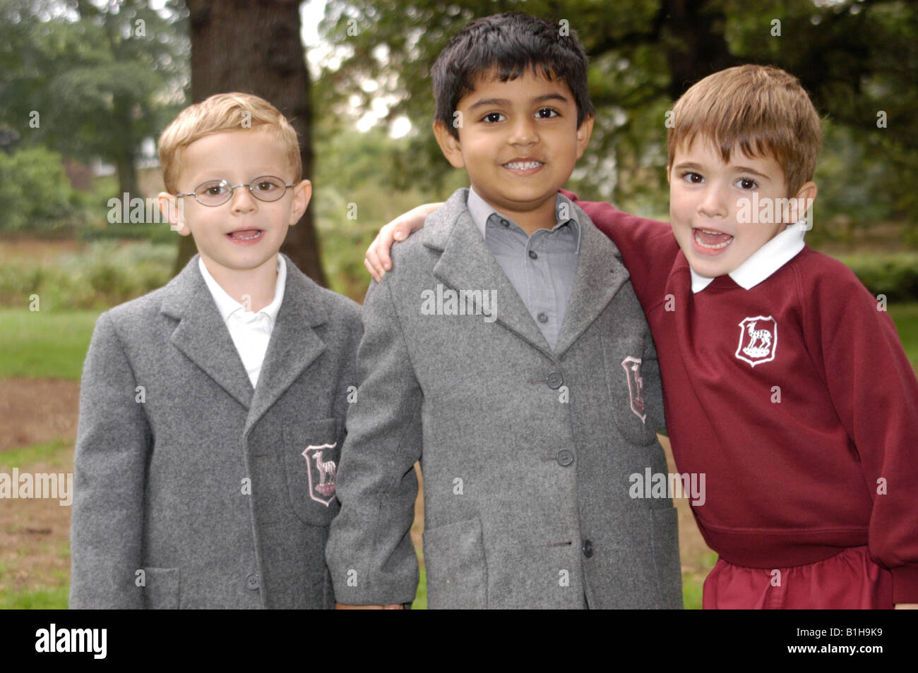 Indian school boys in uniforms hi-res stock photography and images - Alamy