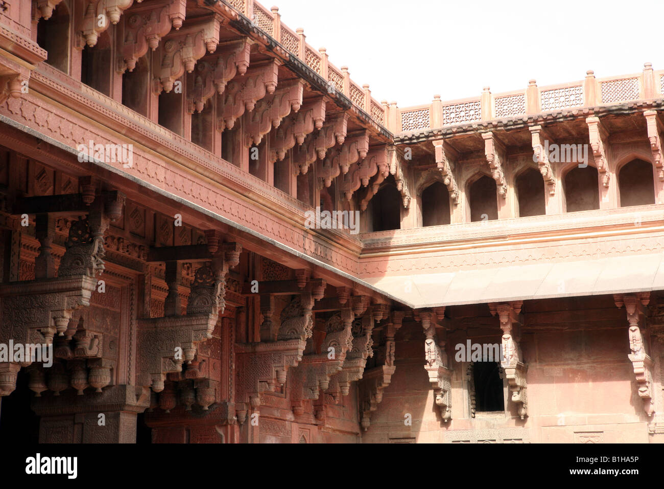 The palace inside the Red Fort Agra India AKA Lal Qila Fort Rouge and ...