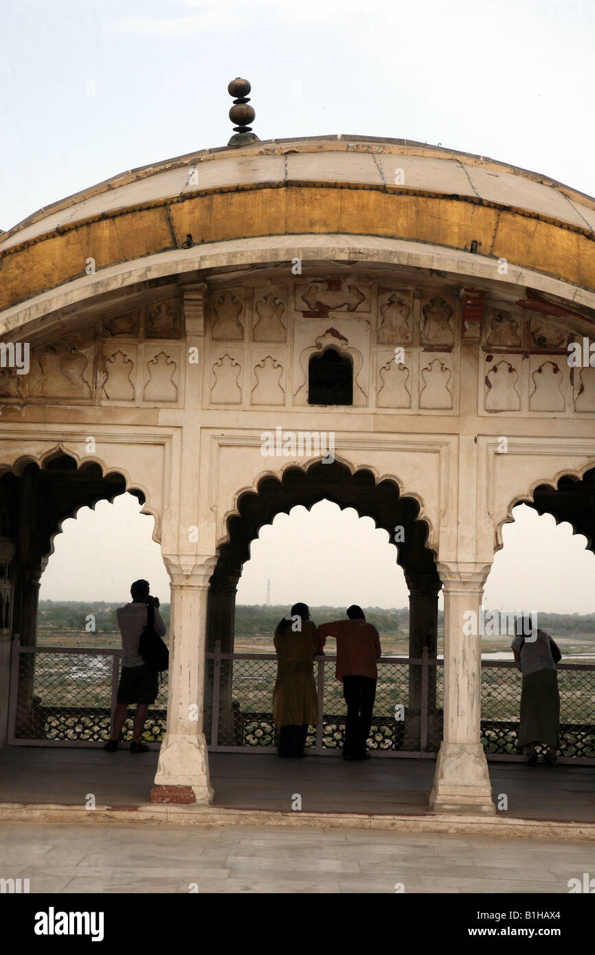 The palace inside the Red Fort Agra India AKA Lal Qila Fort Rouge and ...