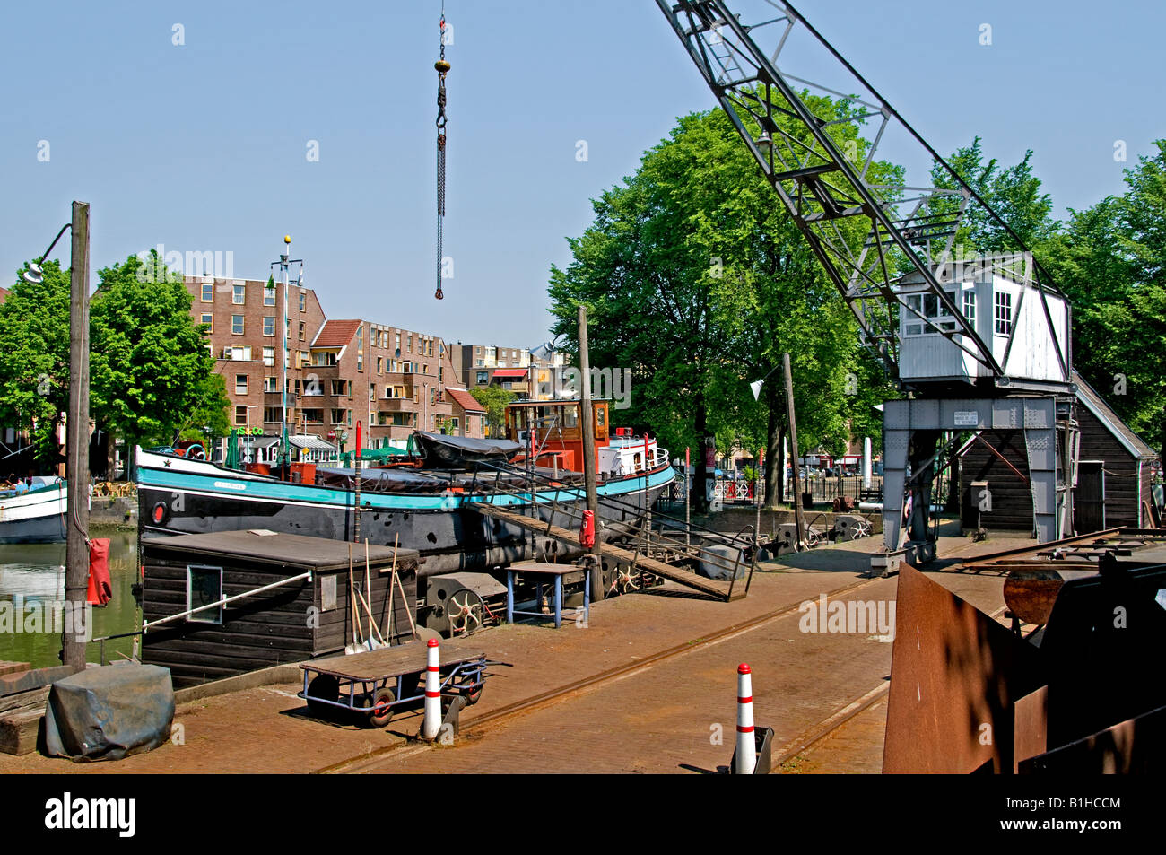 Oudehaven - Old Harbour Rotterdam 19th century Scheepshelling ...