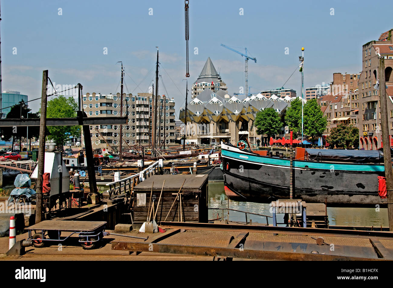 Oudehaven - Old Harbour Rotterdam 19th century Scheepshelling ...