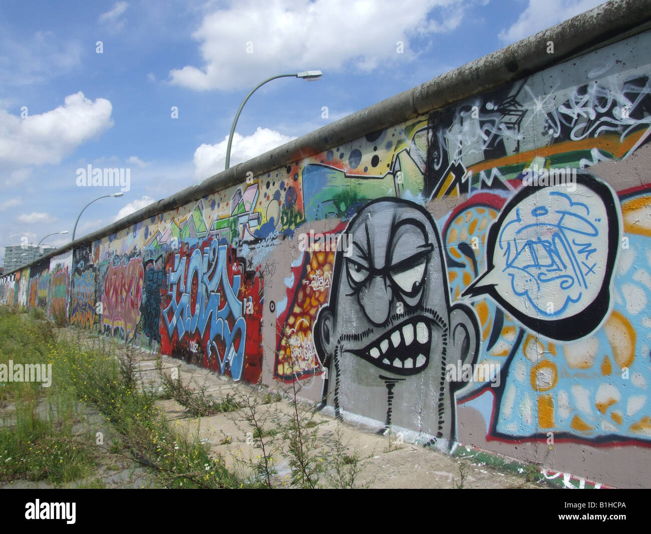 berlin wall in east side gallery area, germany Stock Photo - Alamy