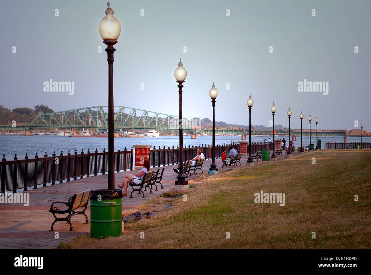 Detroit River Front Stock Photo - Alamy