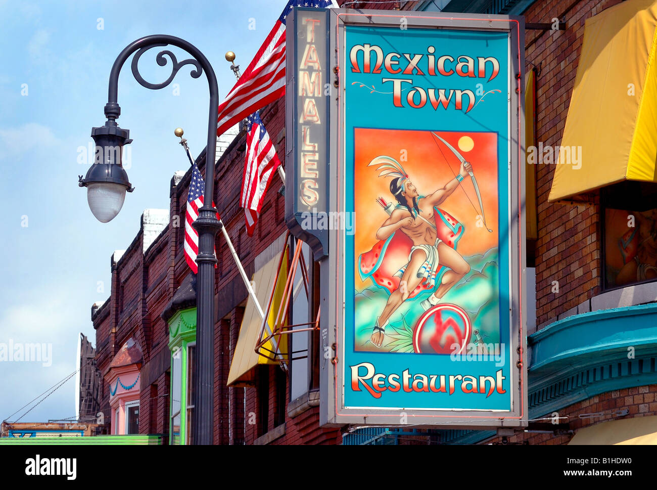 Detroits Mexcian Town Stock Photo - Alamy