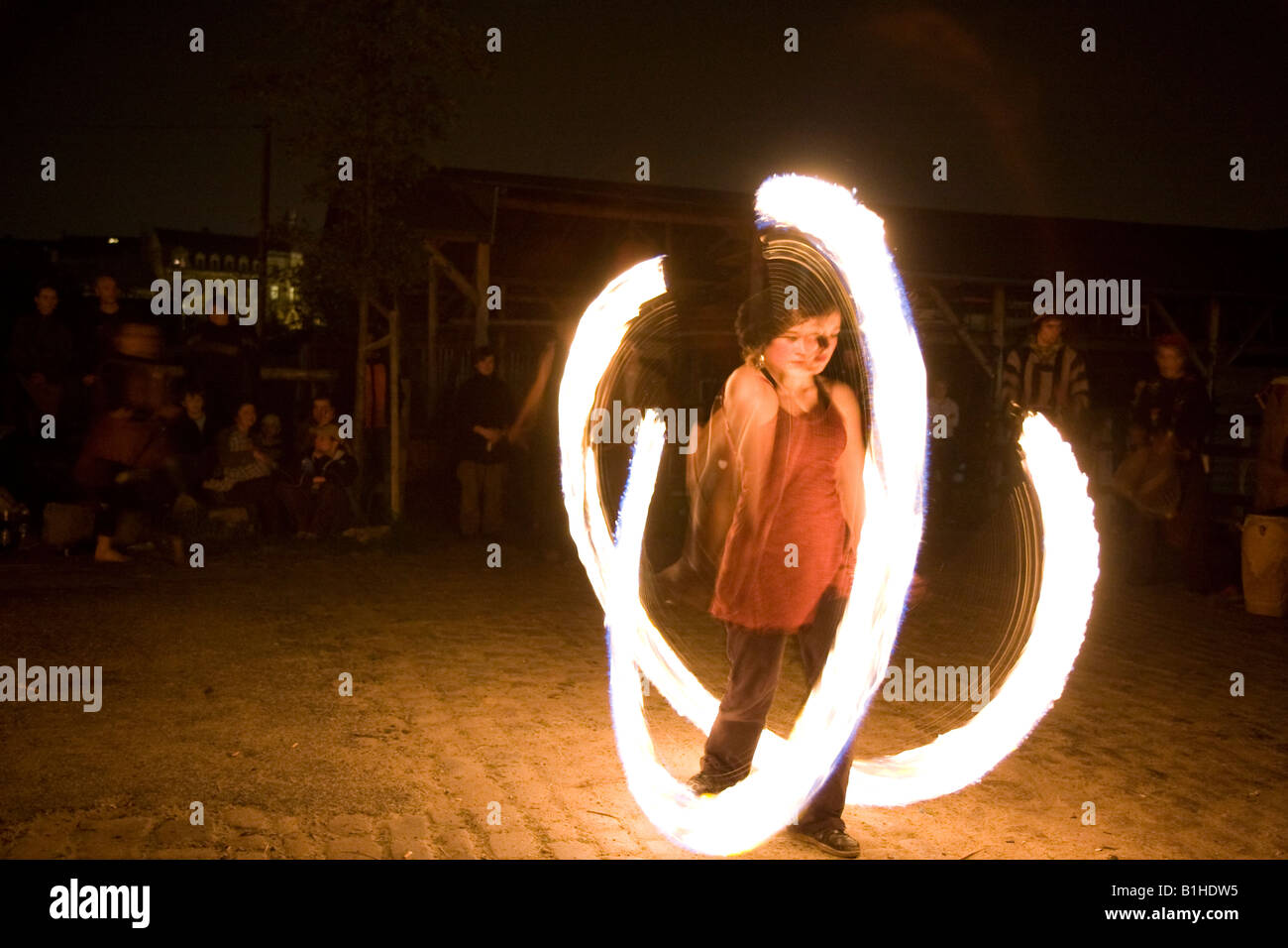 Female fire dancer hi-res stock photography and images - Alamy