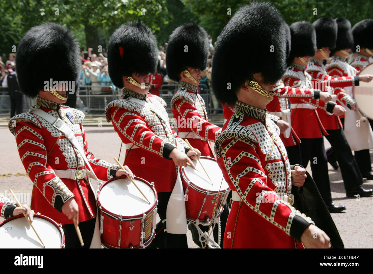 Coldstream Guards, Buckingham Palace, London, Trooping the Colour ...