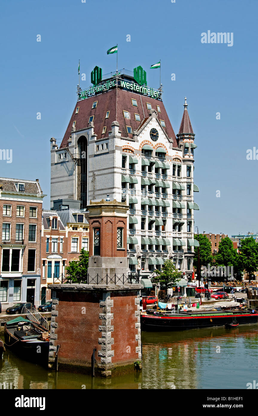 Witte Huis White House Rotterdam old harbour port Stock Photo - Alamy