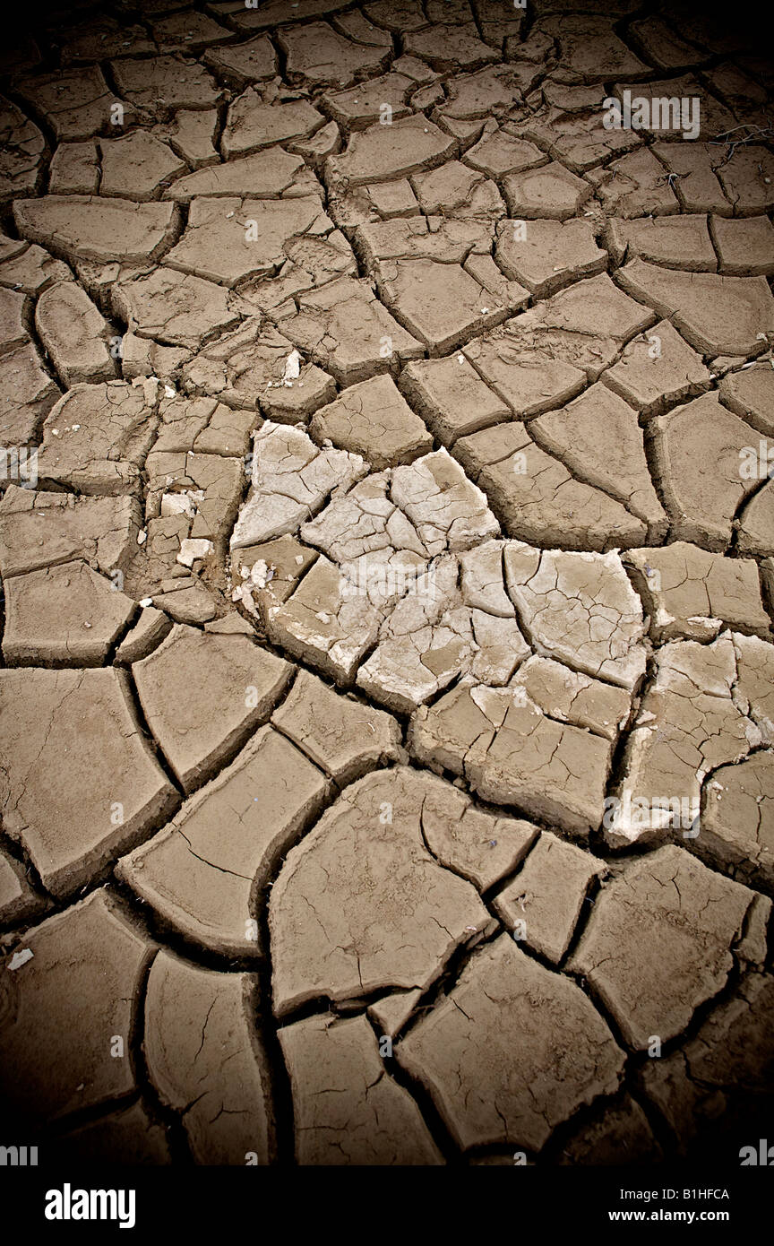 Dried up lake Stock Photo - Alamy