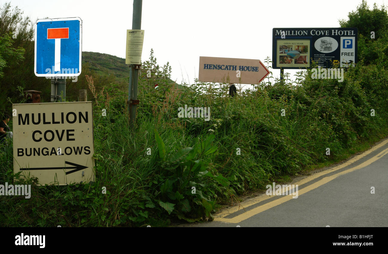 Uk traffic sign dead end hi-res stock photography and images - Alamy