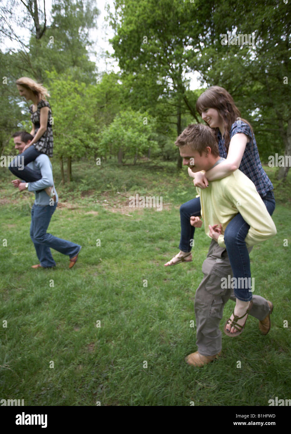Piggyback race hi-res stock photography and images - Alamy