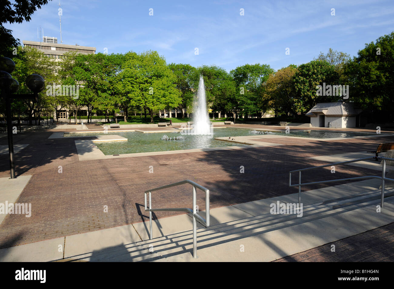 Frank Freimann city park square at Fort Wayne Indiana Stock Photo - Alamy