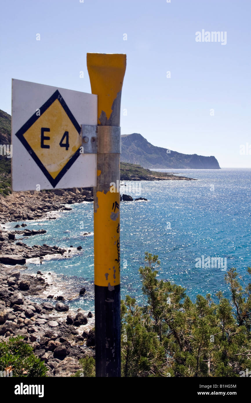 The E4 trail between Paleochora and Sougia,Crete Stock Photo - Alamy