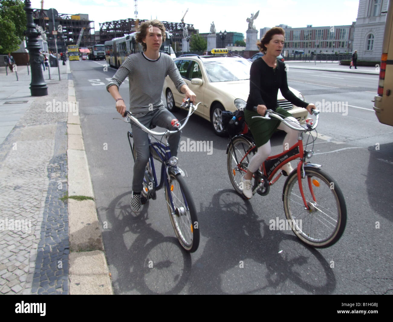 people riding bikes in berlin, germany Stock Photo - Alamy